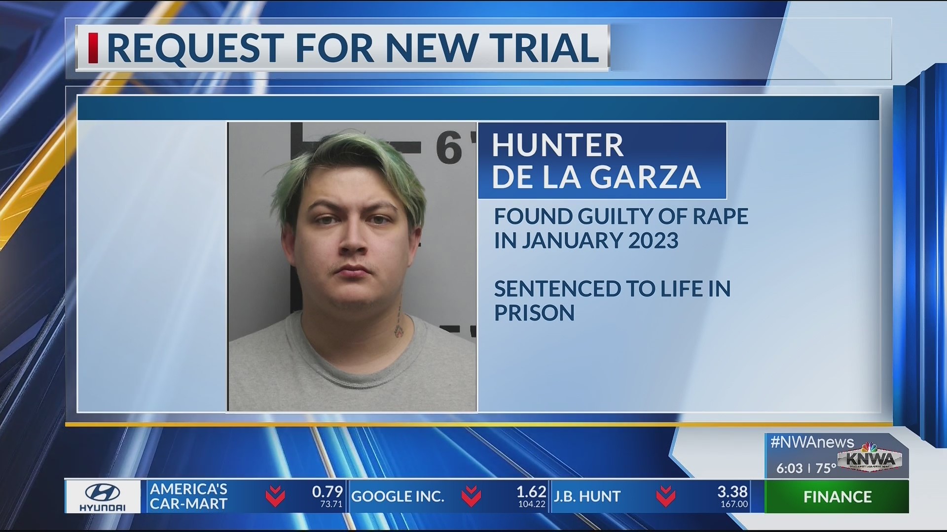 Prosecution responds to De La Garza’s request for new rape trial – KNWA ...