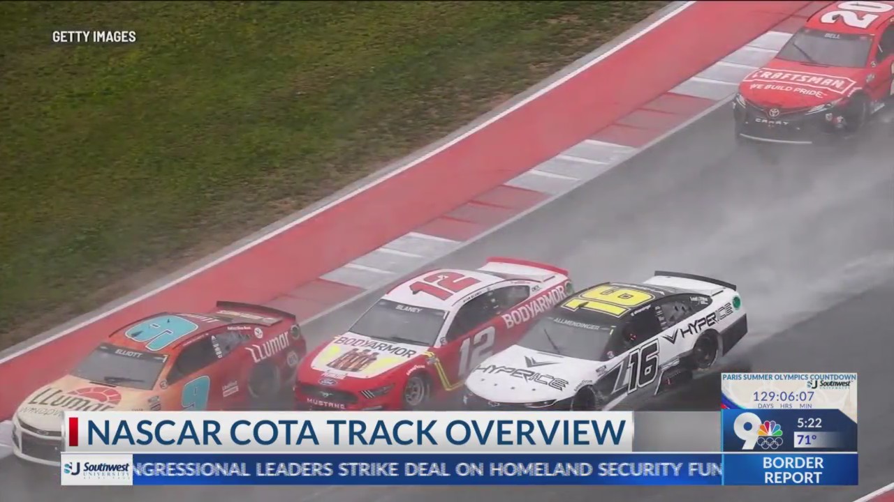 NASCAR Cota Track Overview – KTSM 9 News