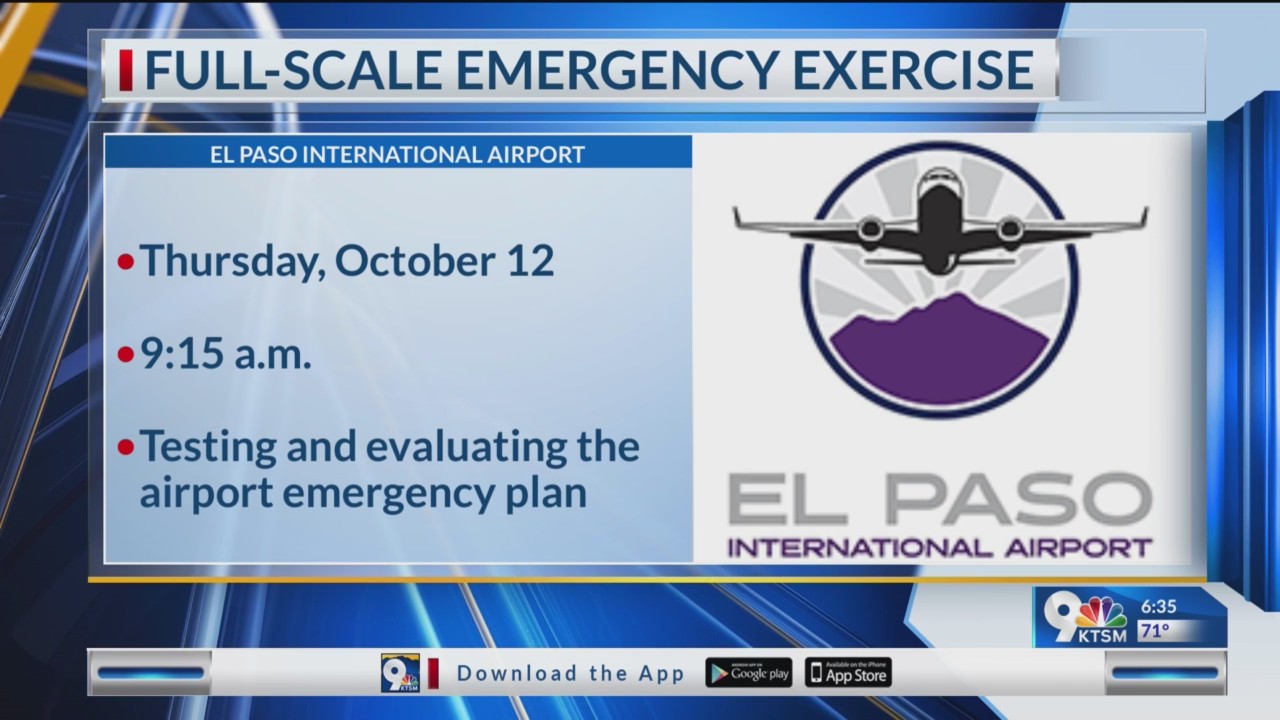 Triennial full-scale emergency exercise to take place at El Paso ...
