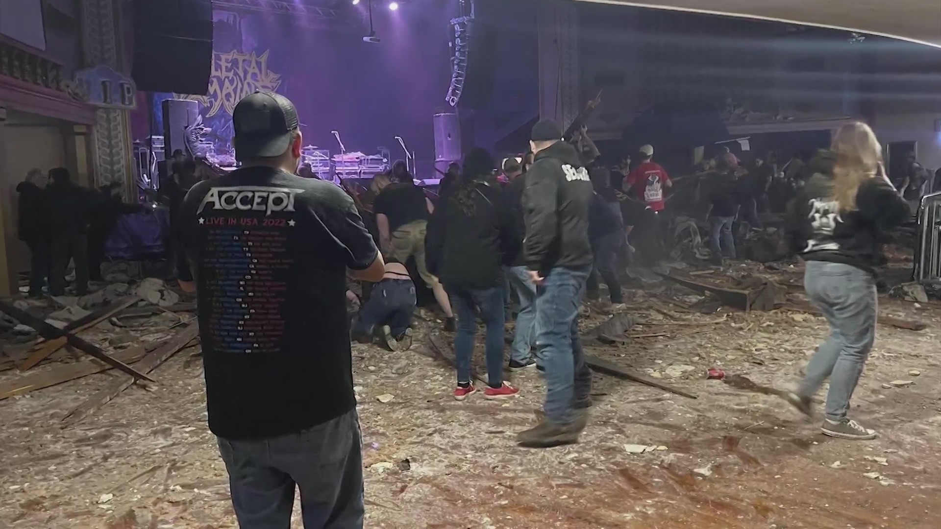 Witness: Terror at metal concert as tornado tore through roof of ...