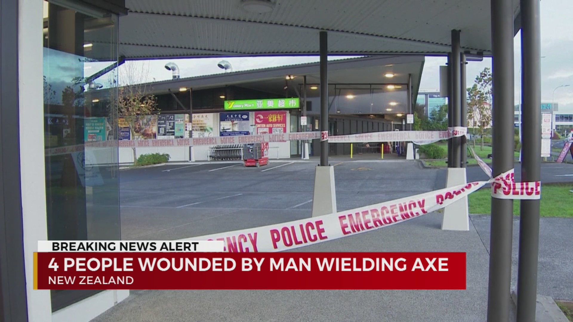4 people wounded by man wielding axe in New Zealand – WKRN News 2