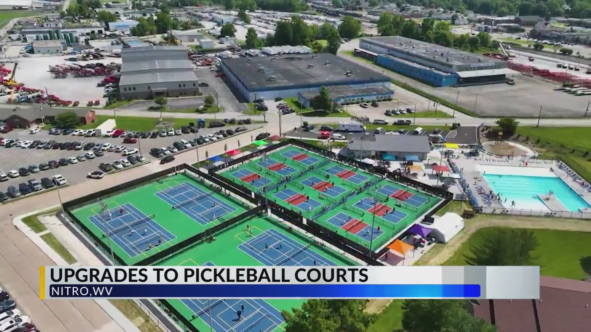 Nitro pickleball courts getting an upgrade – WOWK 13 News