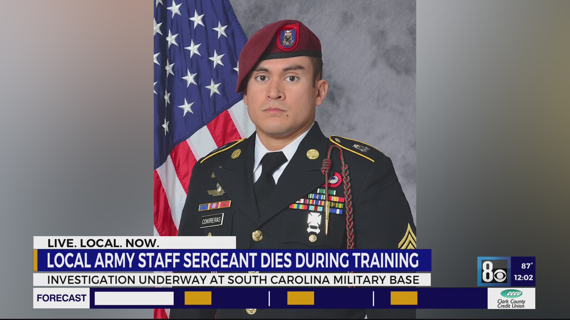 Las Vegas US Army staff sergeant dies during training in South Carolina ...