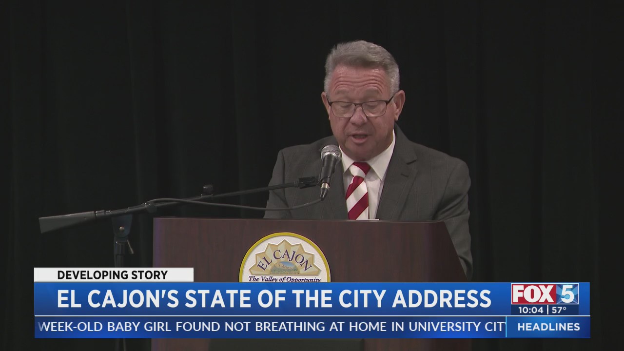 El Cajon’s State Of The City Address – FOX 5 San Diego & KUSI News