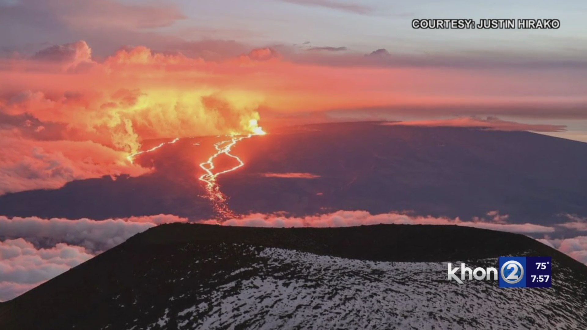 Pele and Poliʻahu, the battle between fire and snow – KHON2