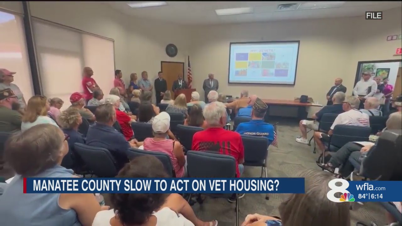 Residents feel Manatee County slow to act on housing project for veterans – WFLA