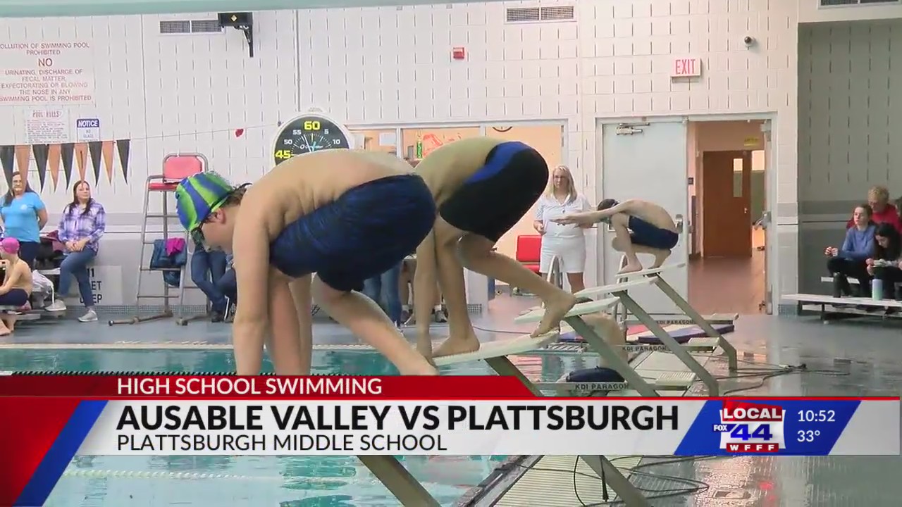 Plattsburgh and AuSable Valley high schools swim for boys pentathlon ...