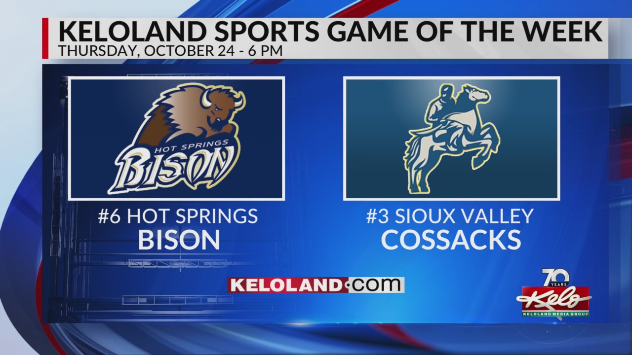 Sioux Valley, Hot Springs to meet in Livestream Game of the Week – KELOLAND.com