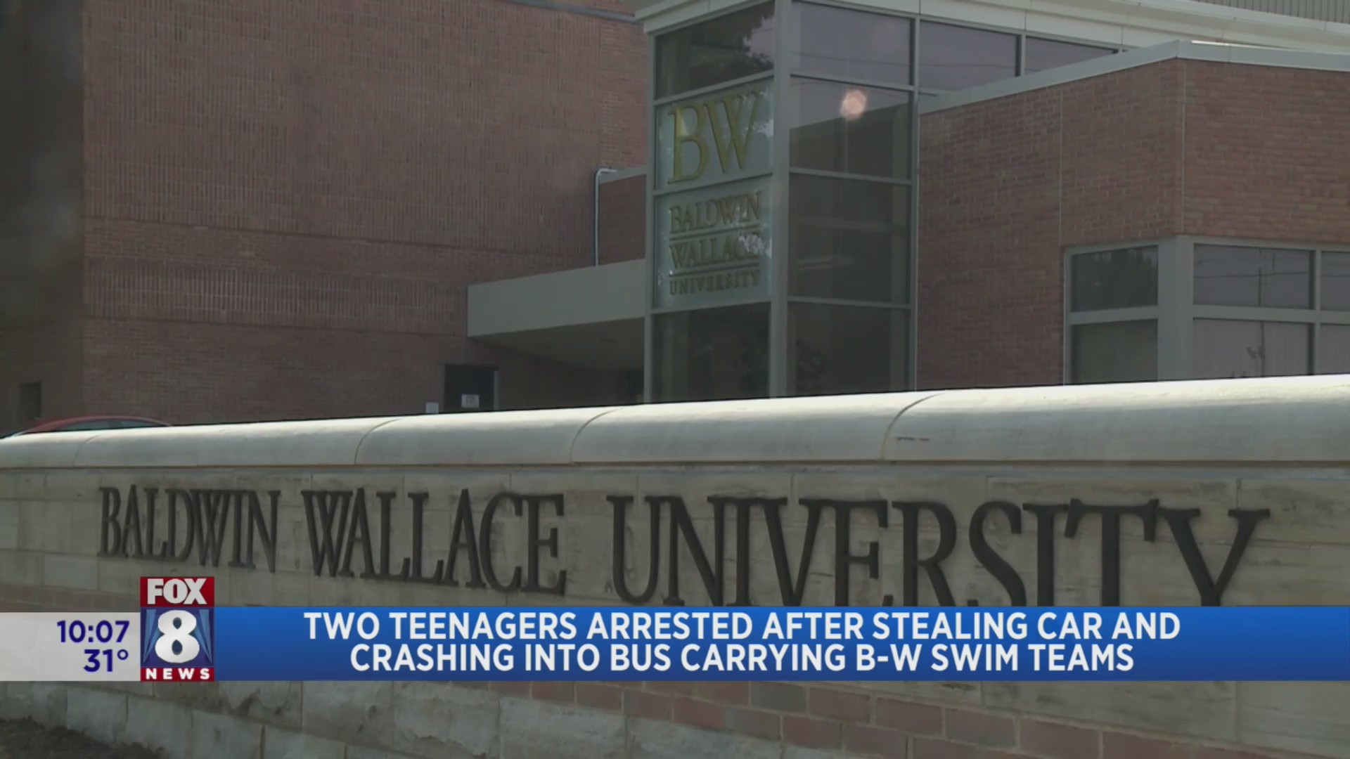 Baldwin Wallace swim team bus crash – Fox 8 Cleveland WJW