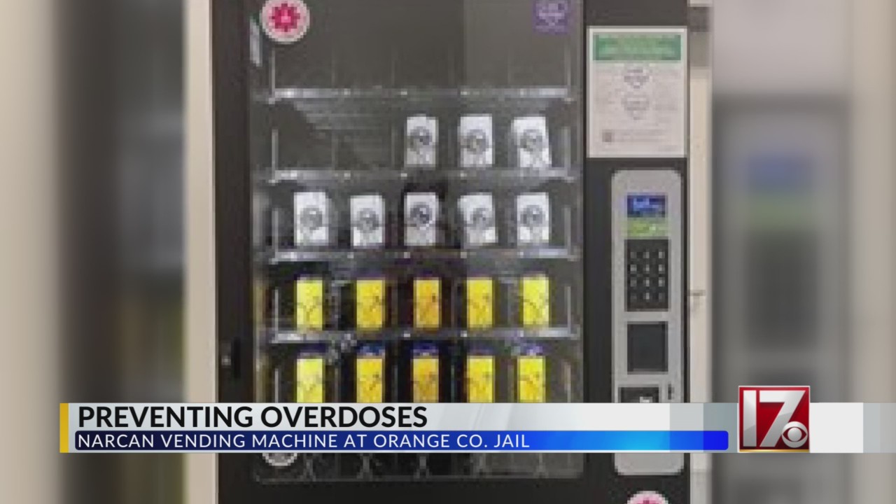 Orange County Detention Center receives Narcan vending machine – CBS17.com