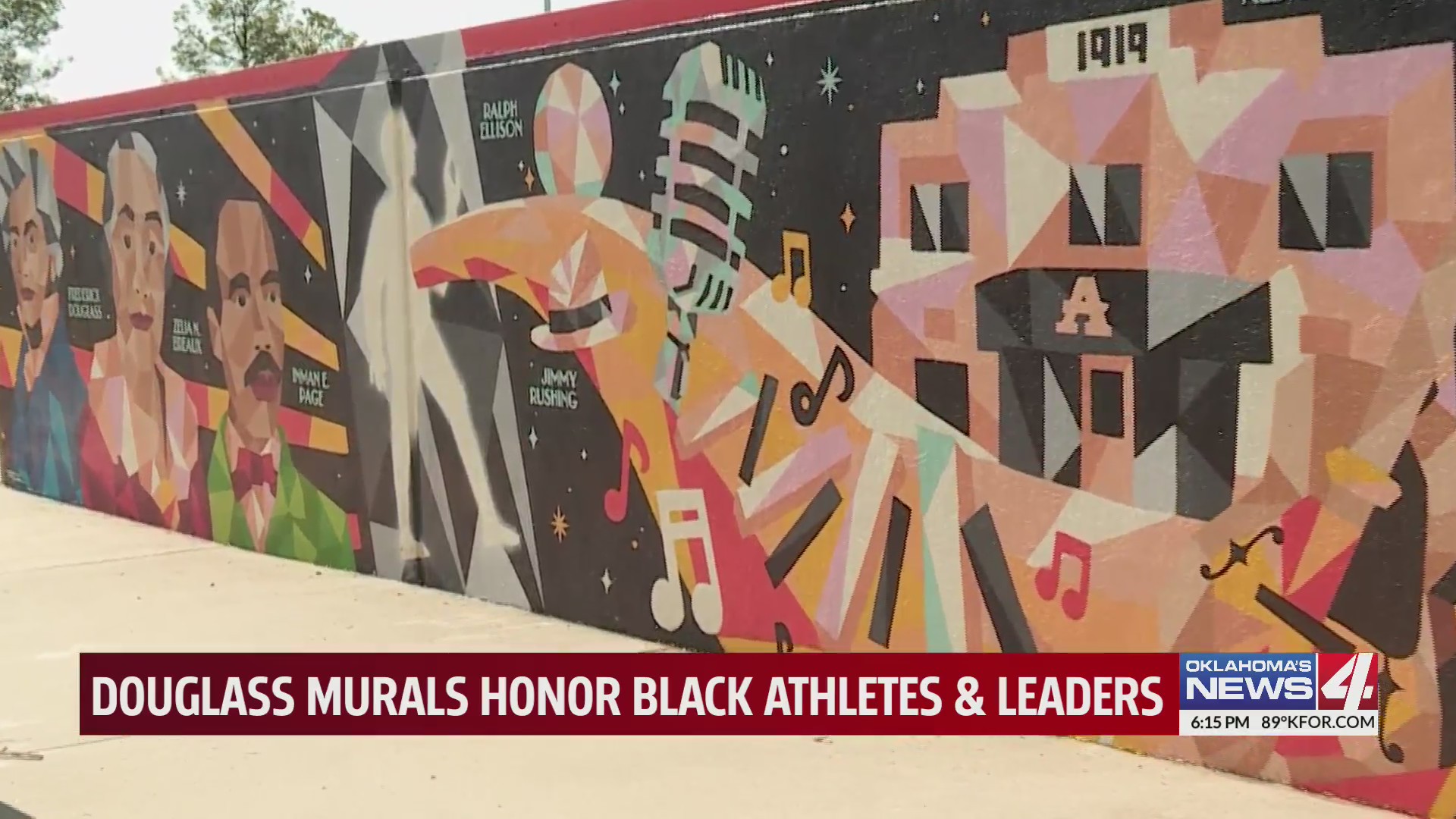Douglas murals honor black athletes & leaders – KFOR.com Oklahoma City