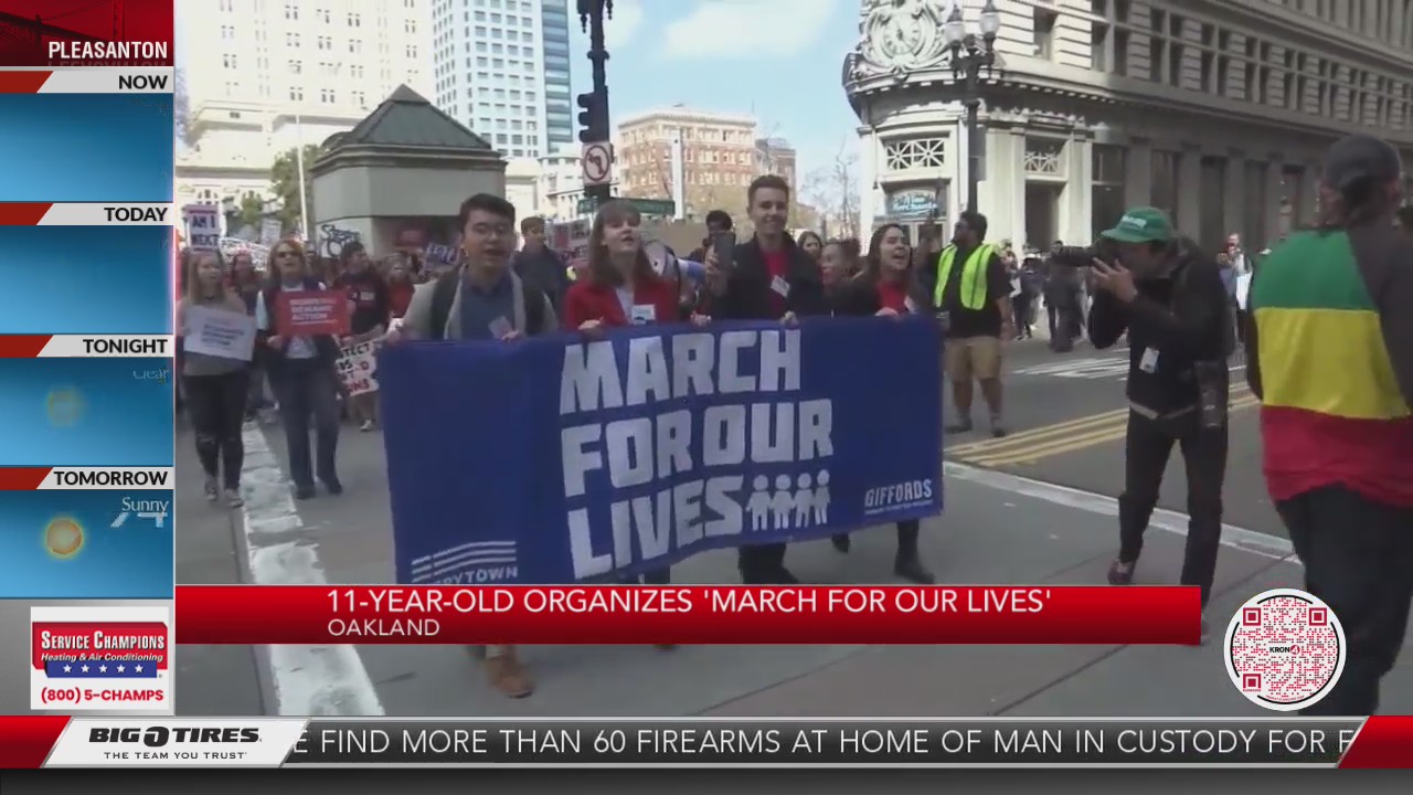11 year old organize March for our Lives – KRON4
