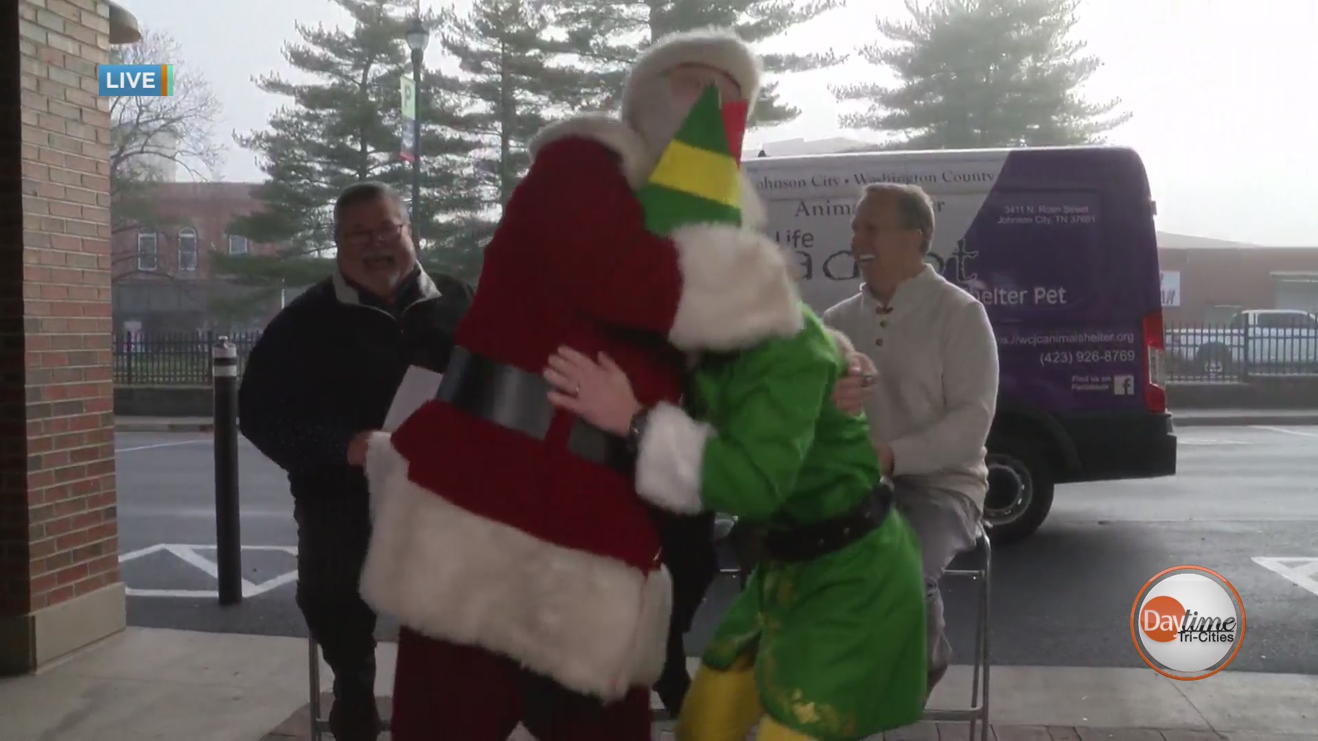 Tails & Paws Holiday Festival: Santa and Buddy the Elf – WJHL | Tri ...