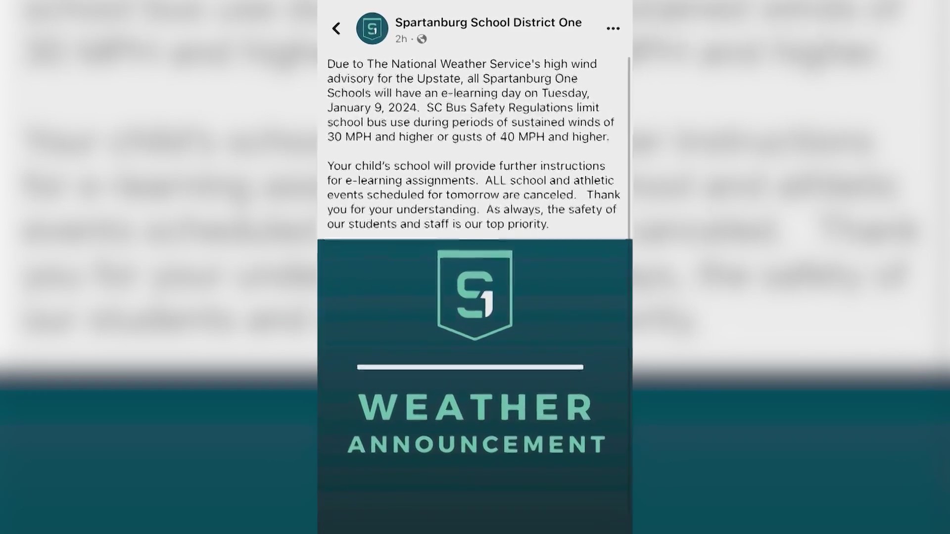 Spartanburg Co. preparing for severe weather – WSPA 7NEWS