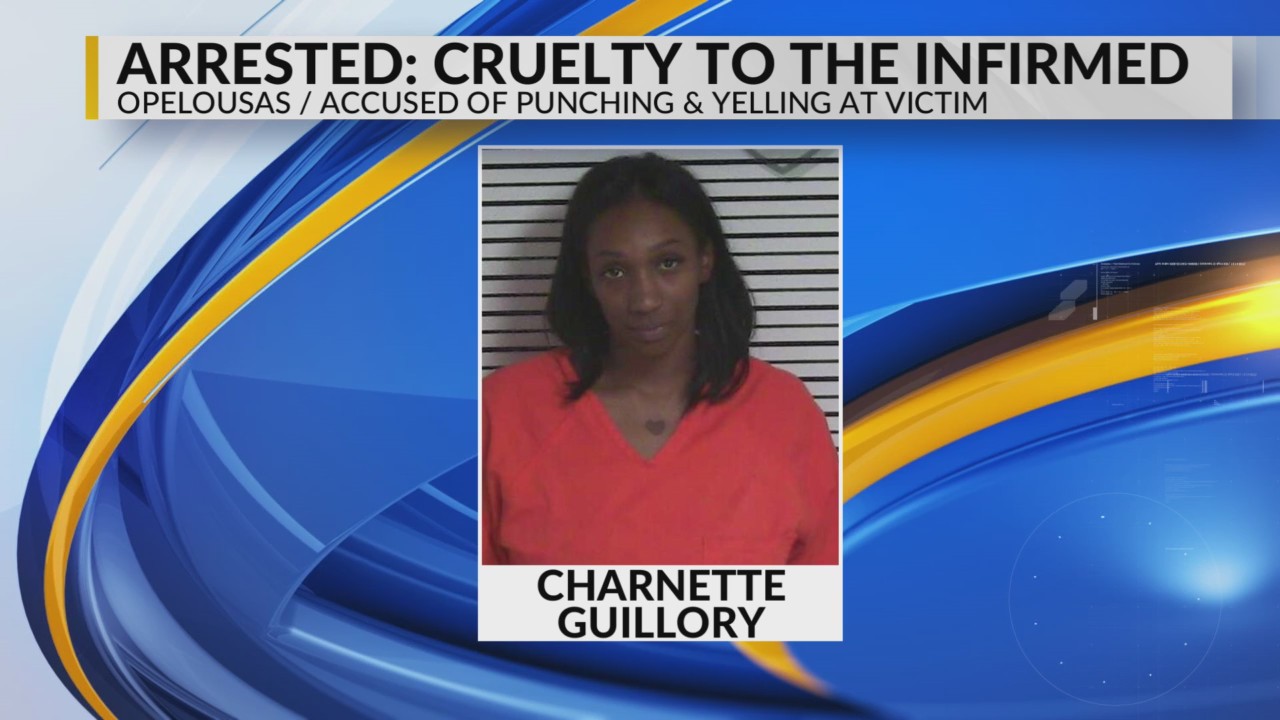 Opelousas woman arrested for cruelty to the infirmed – KLFY.com