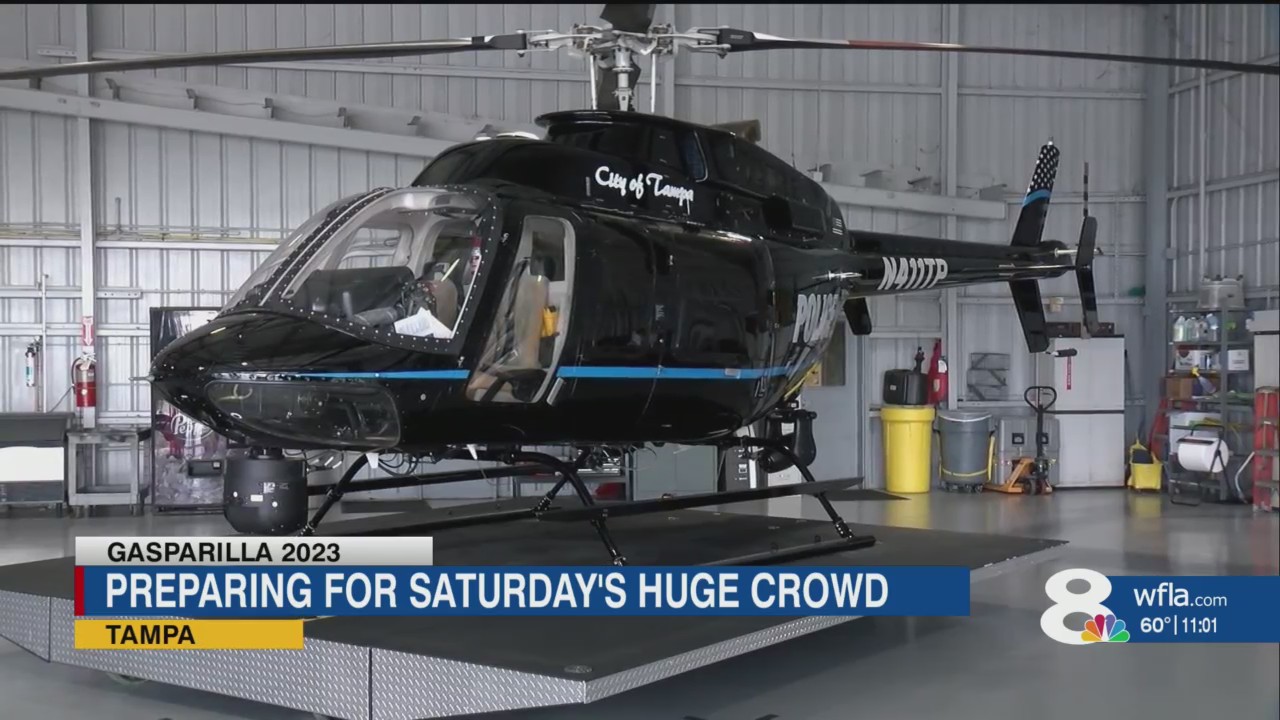 Tampa Police aviation unit ready to patrol Gasparilla from the air – WFLA