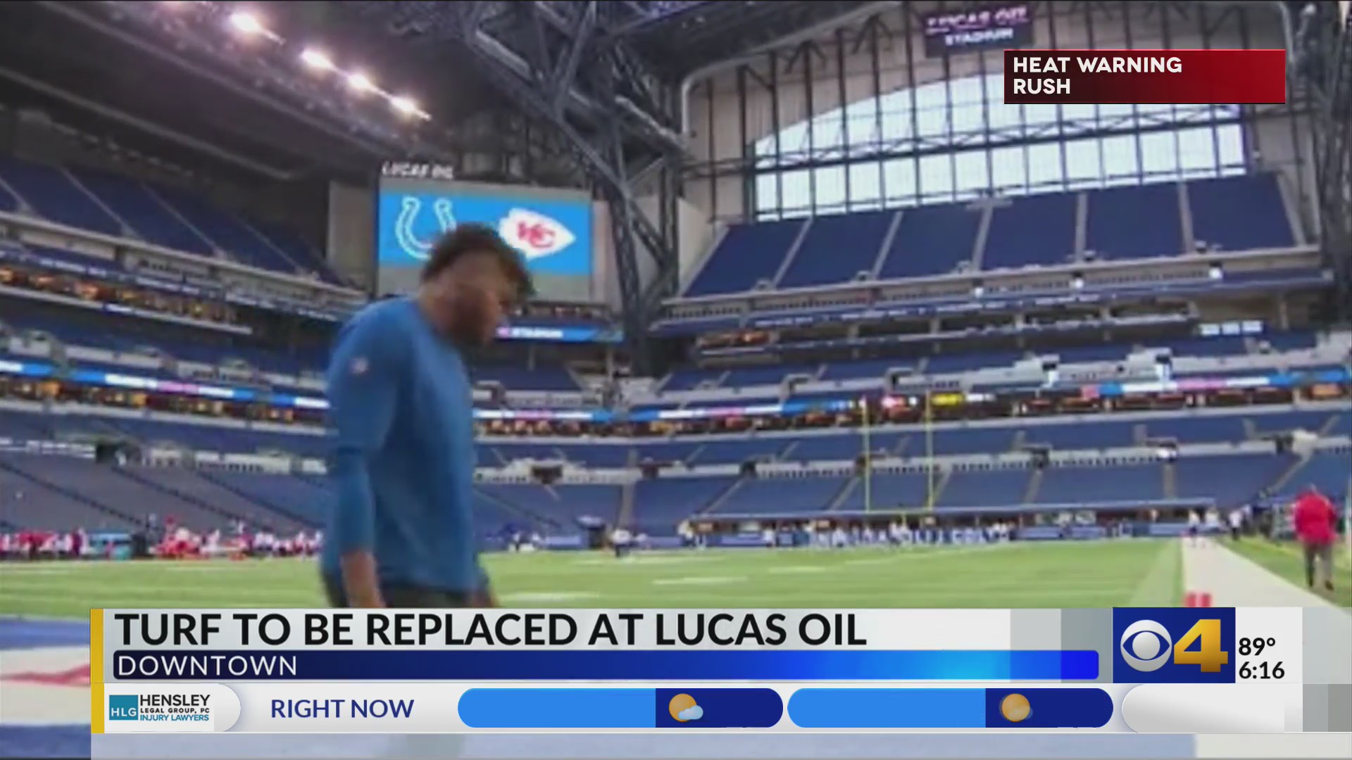 Turf to be replaced at downtown Indy’s Lucas Oil Stadium – WTTV CBS4Indy