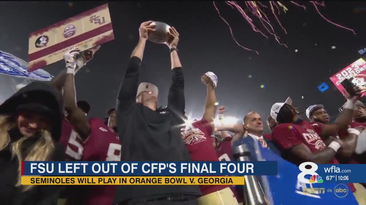 FSU fans disappointed after team is excluded from playoffs – WFLA
