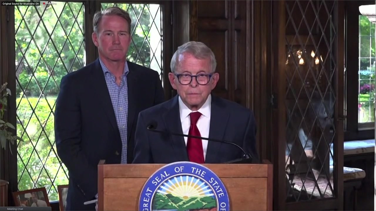 Gov. Mike DeWine holds press conference over state Department of ...
