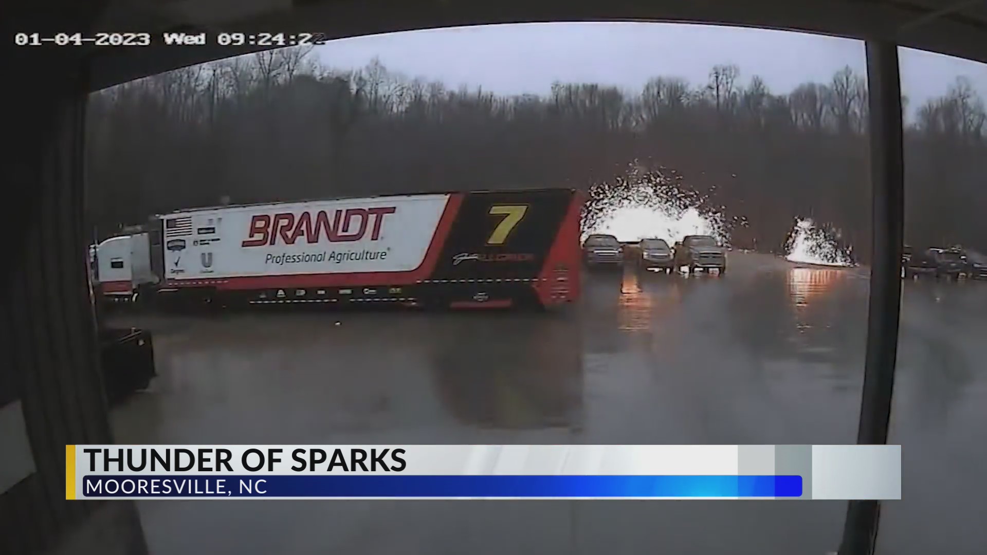Kaboom! Lightning hits near NASCAR shop – WOWK 13 News