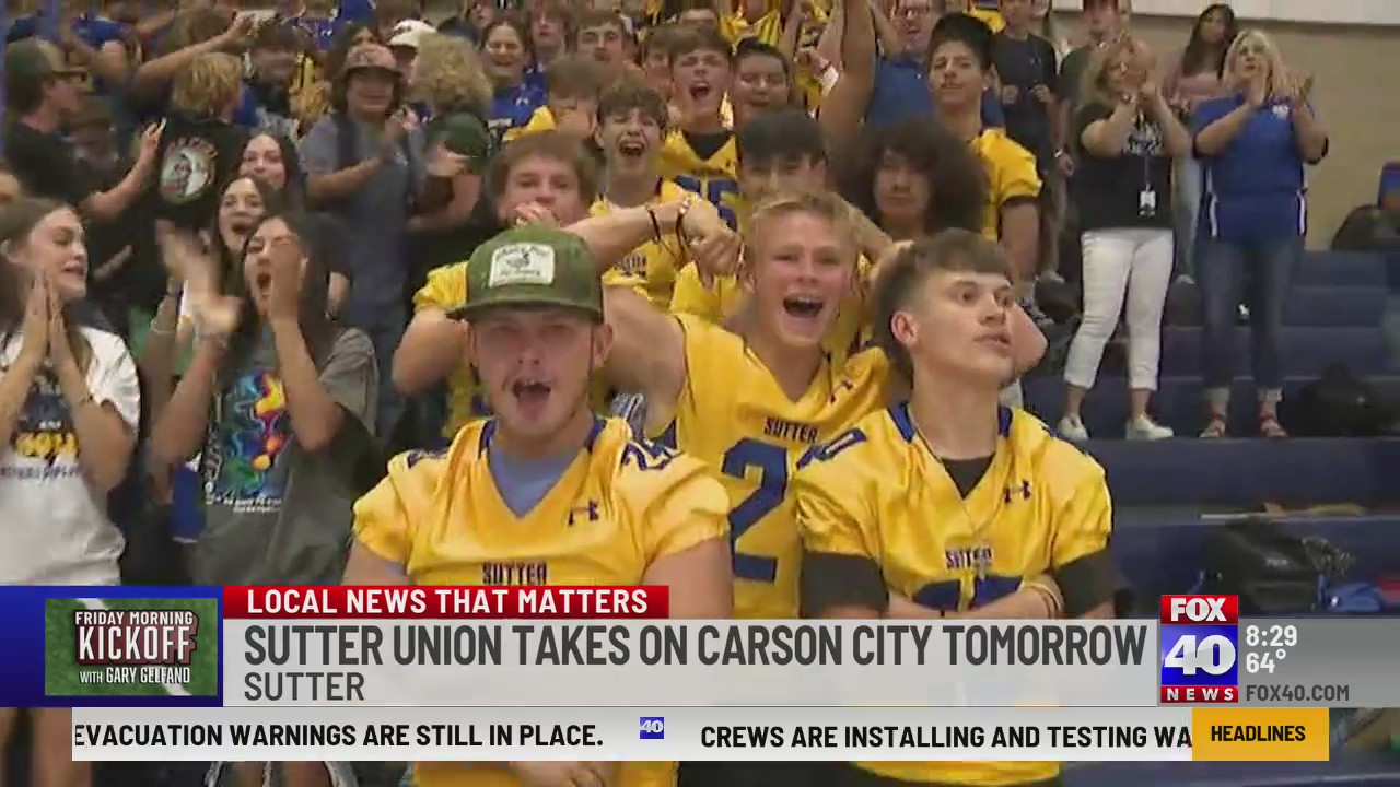 Kicking off the High School Football season with Sutter High – FOX40 News