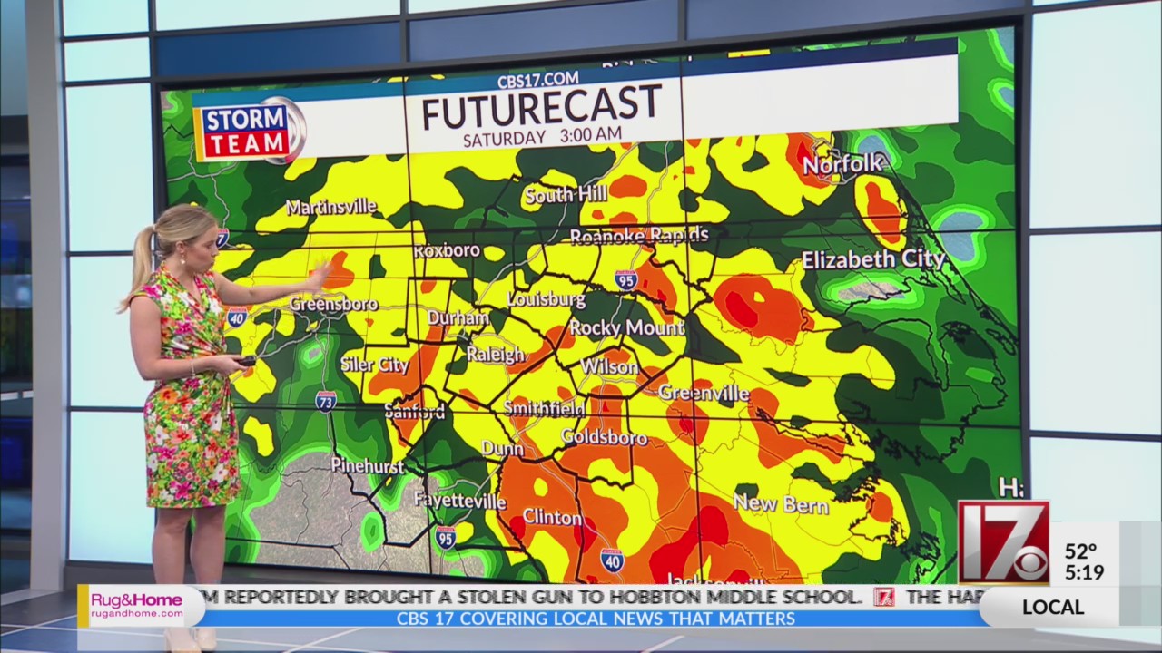 Sunny, spring weather before rain system moves in – CBS17.com