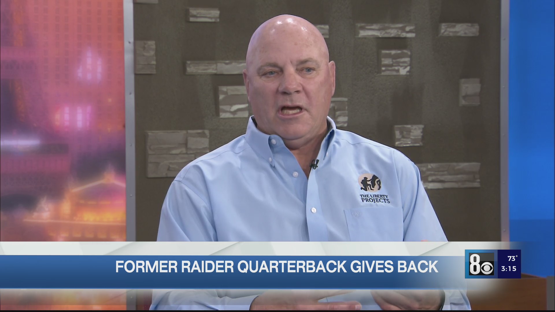 Former Raider Quarterback Gives Back – KLAS