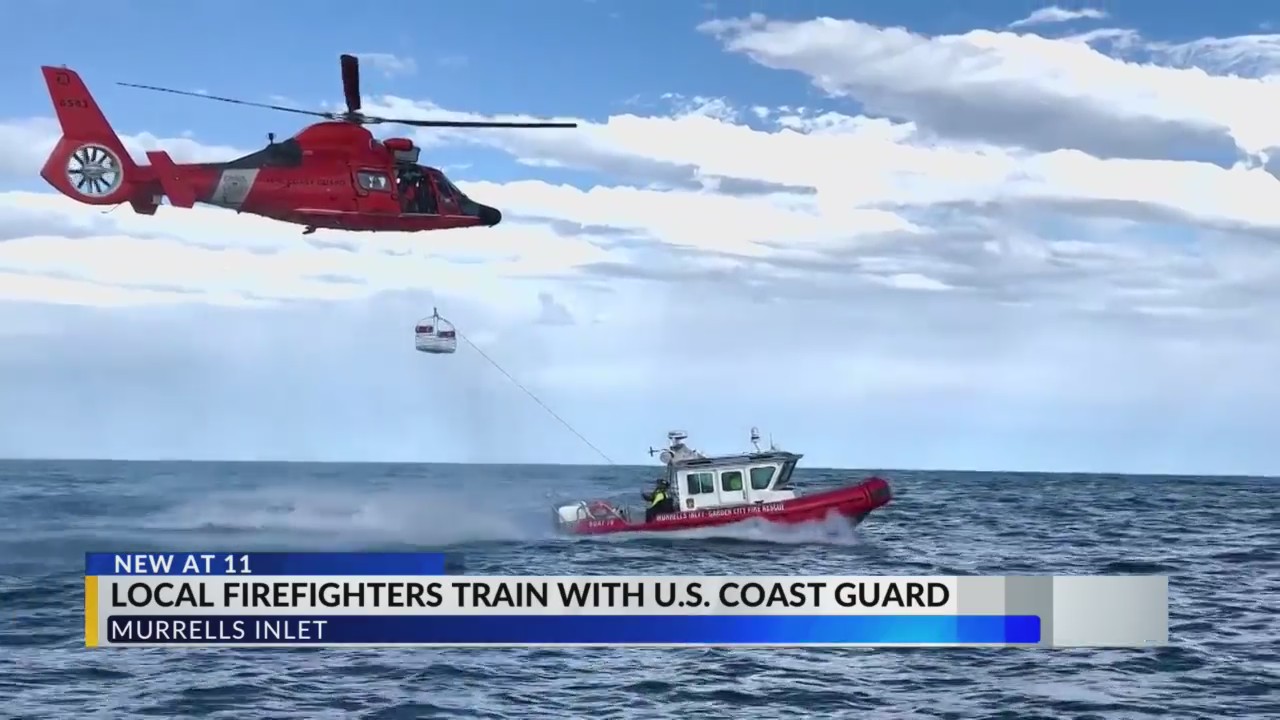 Murrells Inlet-Garden City Fire Rescue performs marine training with U ...