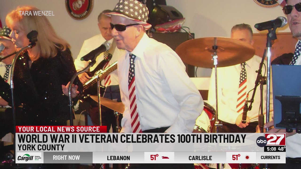 Local WWII veteran celebrates 100th birthday – PAhomepage.com