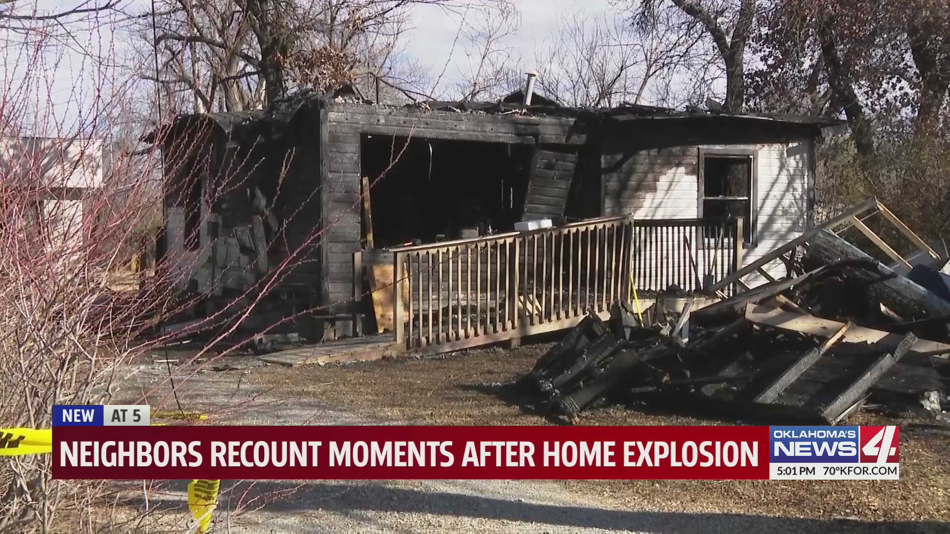 Neighbors recount moments after home explosion – KFOR.com Oklahoma City