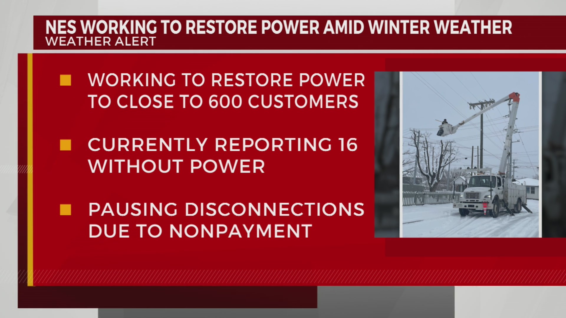 NES working to restore power amid winter weather – WKRN News 2