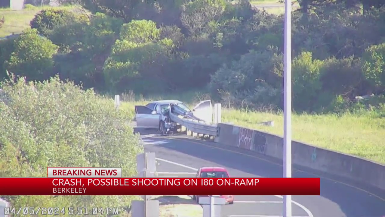 Crash, possible shooting on I80 ramp – KRON4