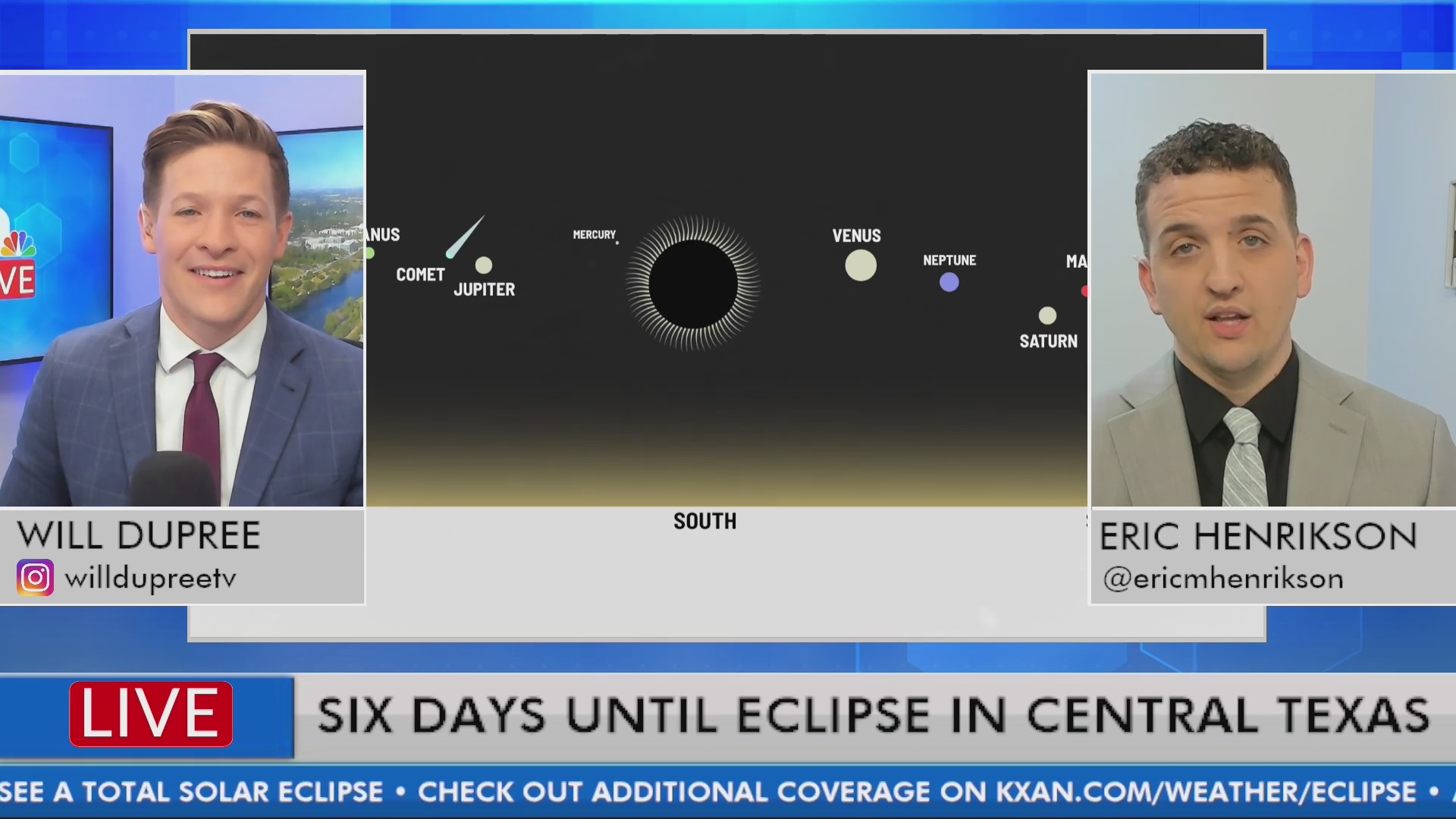 Six days until total solar eclipse in Central Texas – KXAN Austin