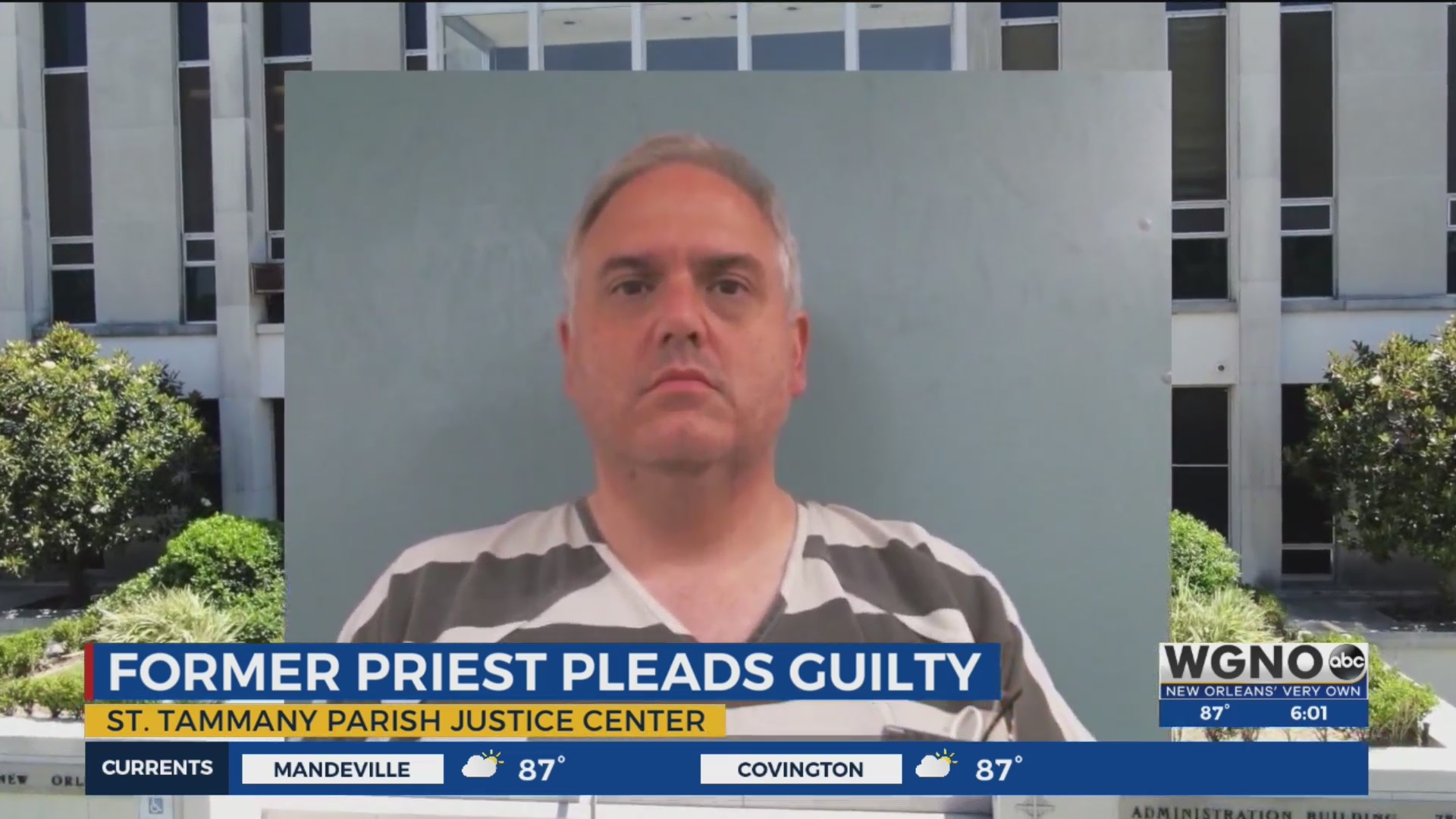 Former priest gets 5 years behind bars on two counts of molestation – WGNO