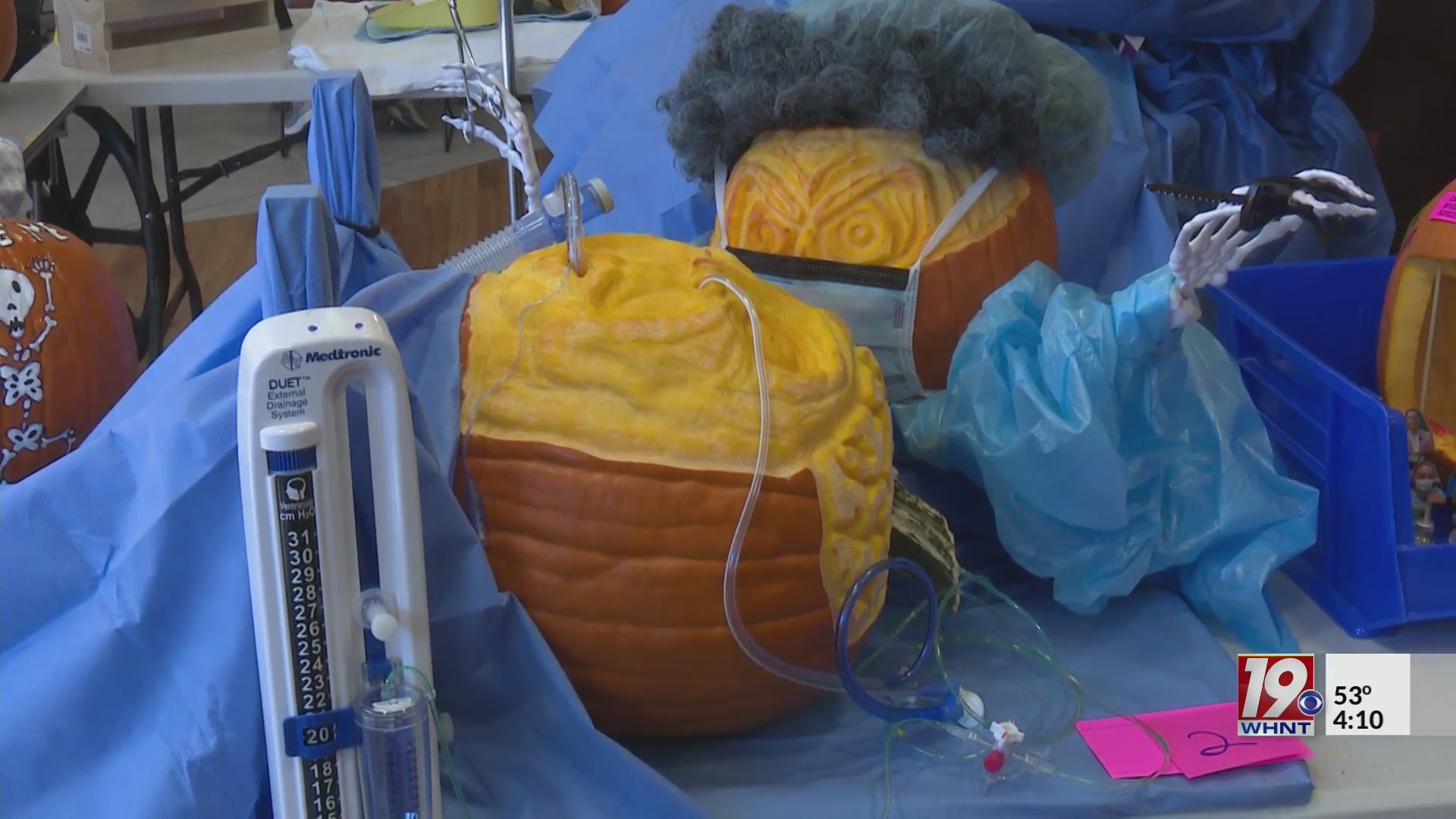 Hospital Employees Hold Pumpkin Carving Contest | October 31, 2023 ...