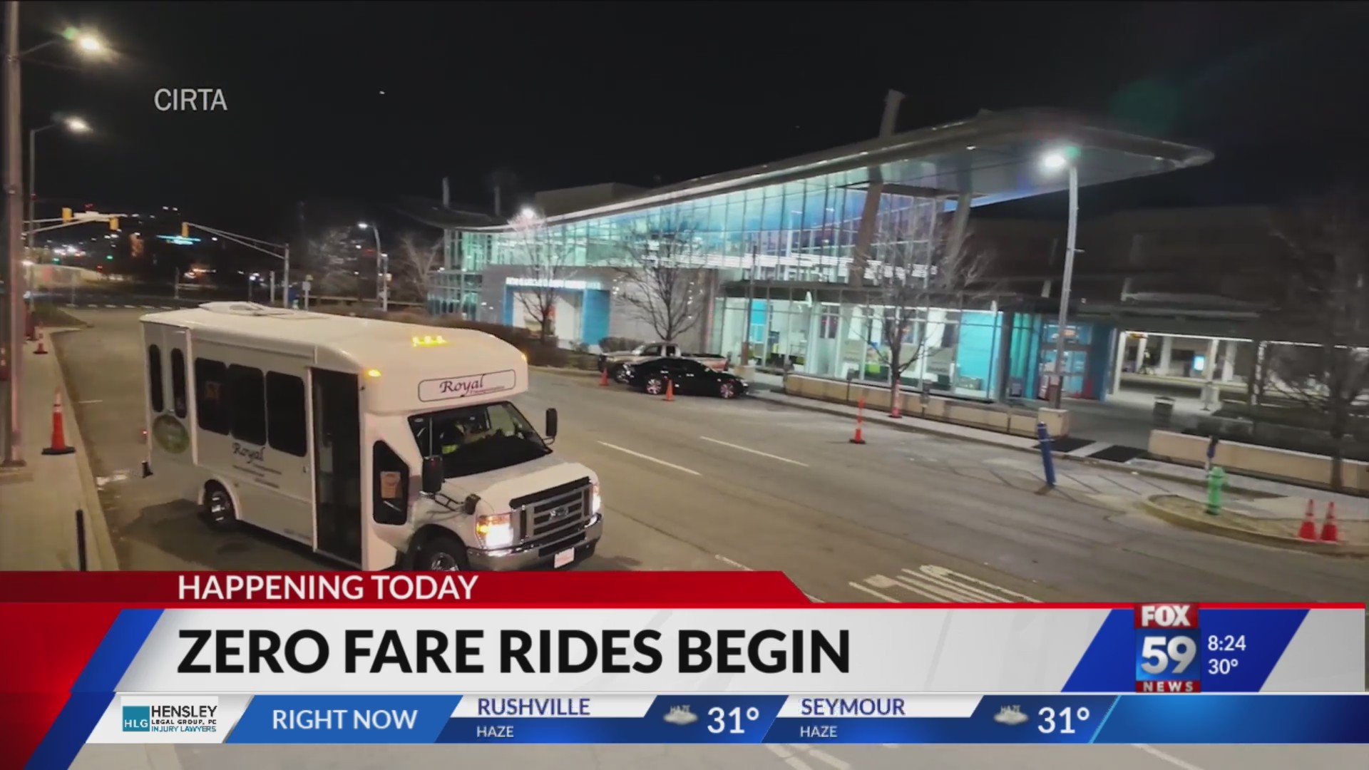 CIRTA zero fare rides begin – Fox 59