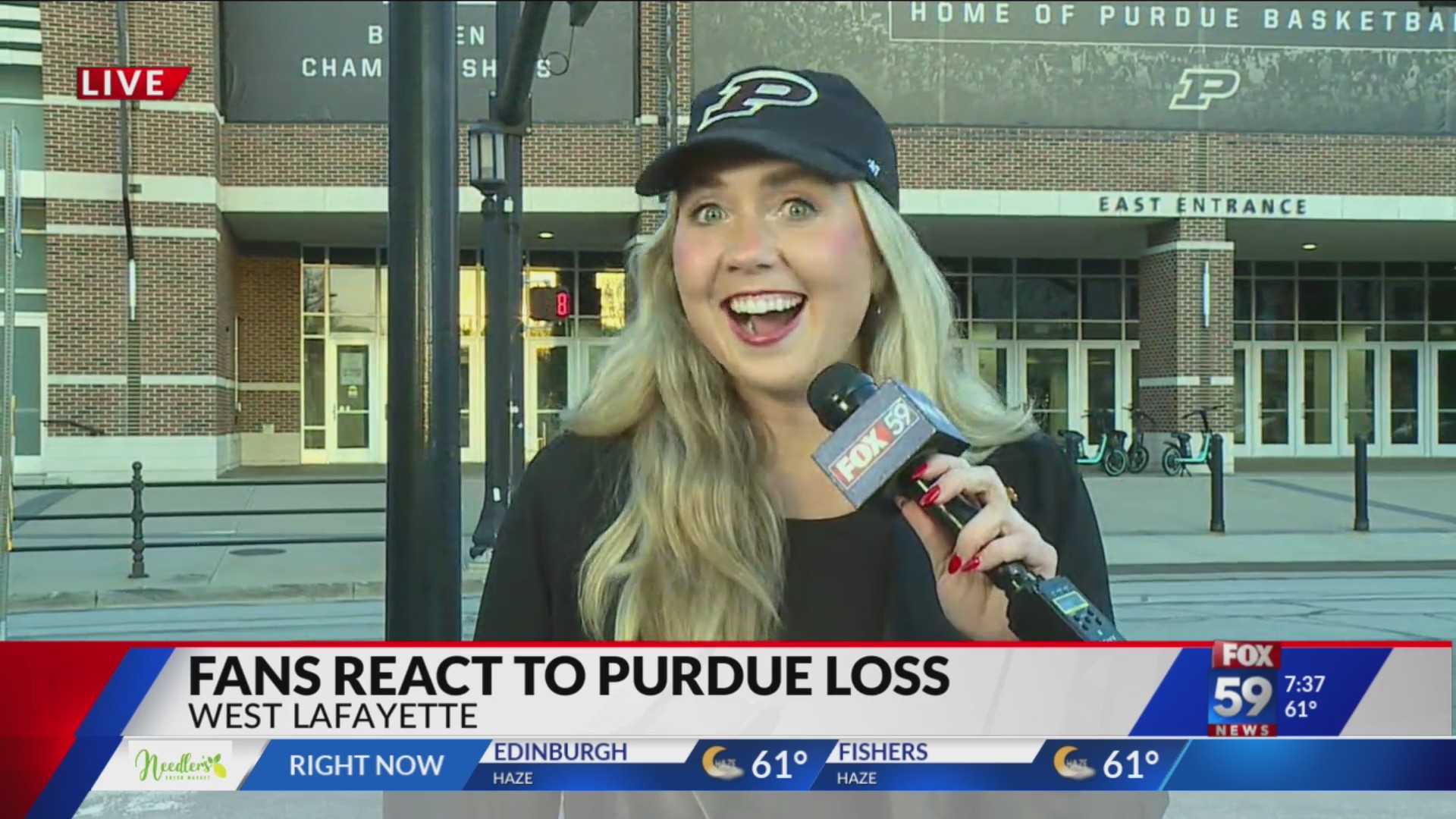 A sleepy morning at Purdue, after a roller coaster of emotions Monday ...