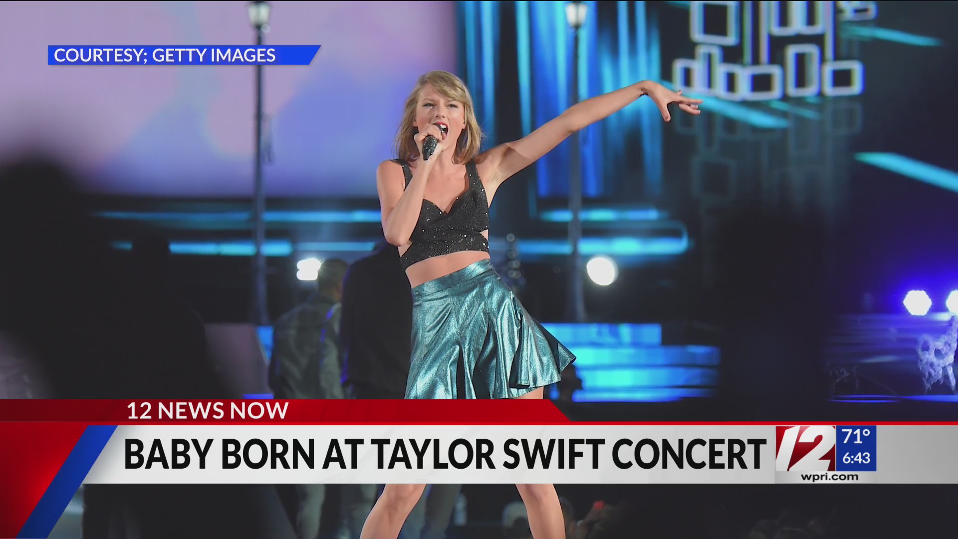 Woman goes into labor after Taylor Swift rain show – WPRI.com