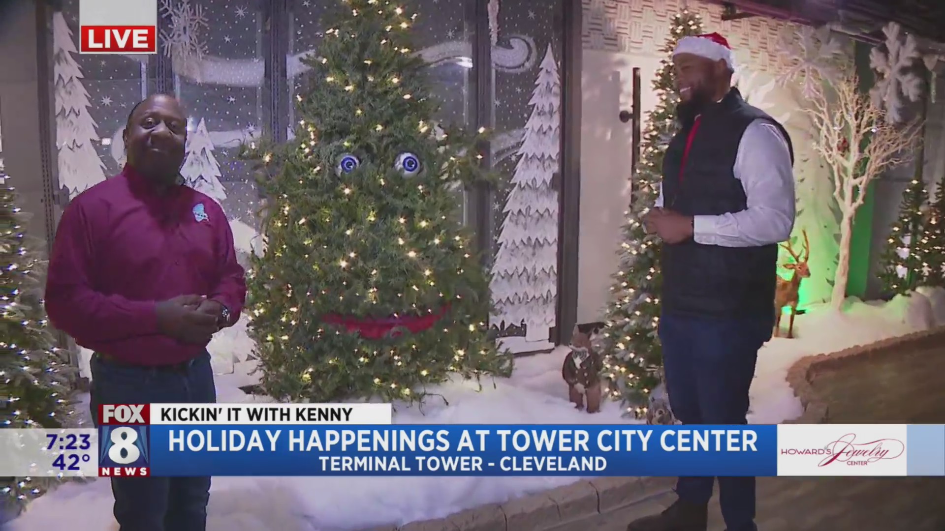 Bruce the Spruce welcome holiday shoppers at Tower City Center – Fox 8 ...