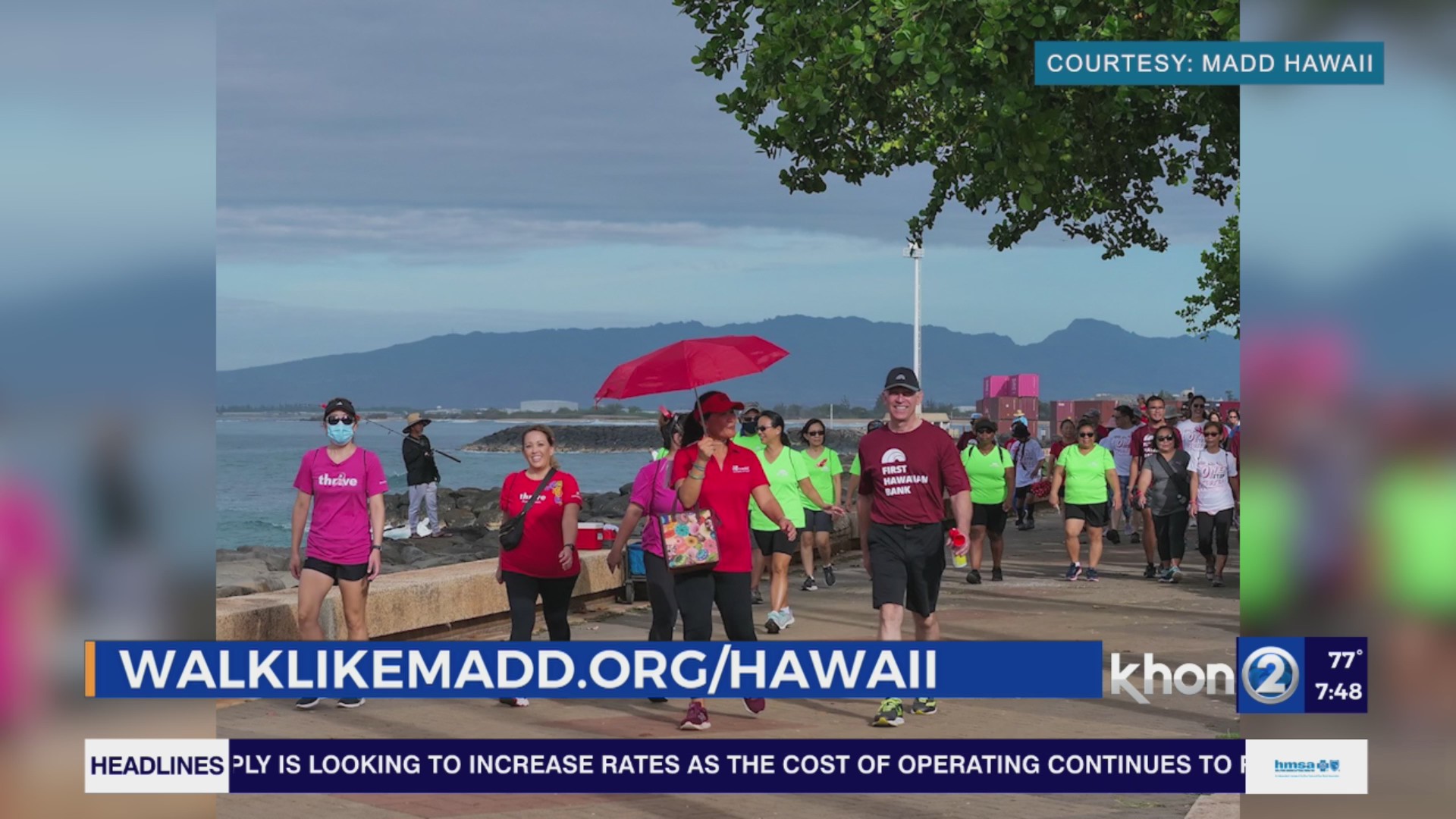 MADD Hawaii Walk to be held Saturday – KHON2