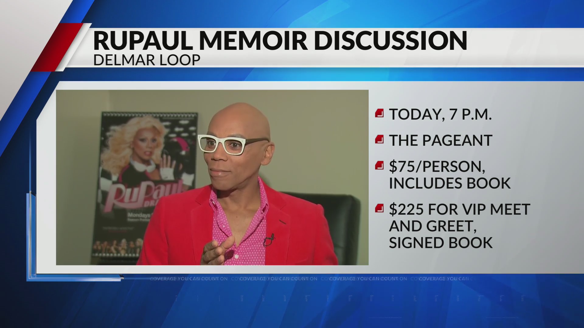 St. Louis County Library Foundation hosting RuPaul memoir discussion ...