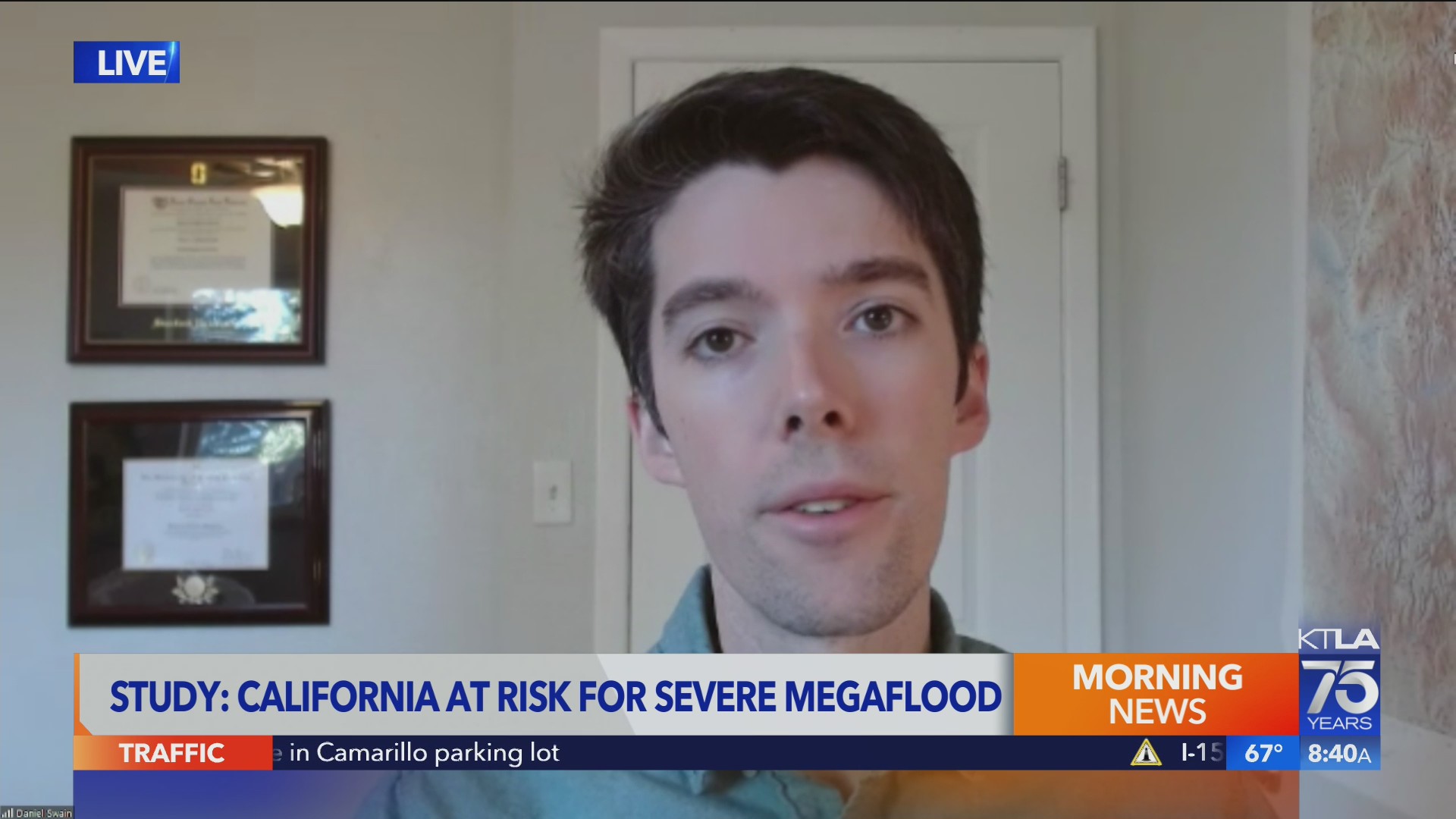Climate scientist Daniel Swain talks severe megaflood risk – KTLA