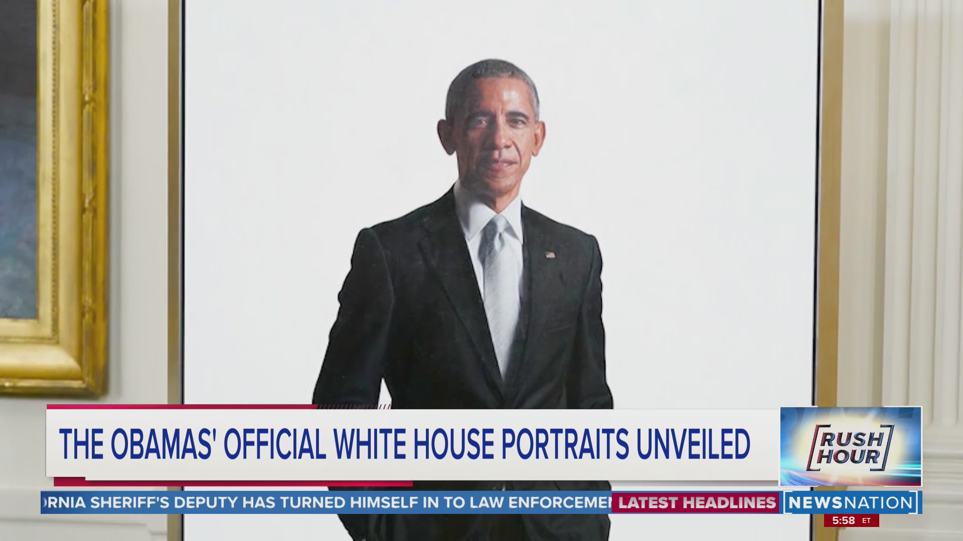Obamas’ official White House portraits unveiled in ceremony | Rush Hour – NewsNation