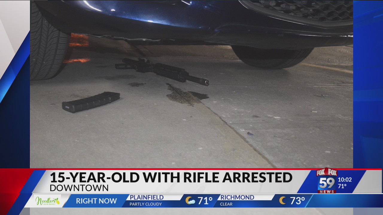 Police arrest 15-year-old with rifle in downtown Indianapolis – Fox 59