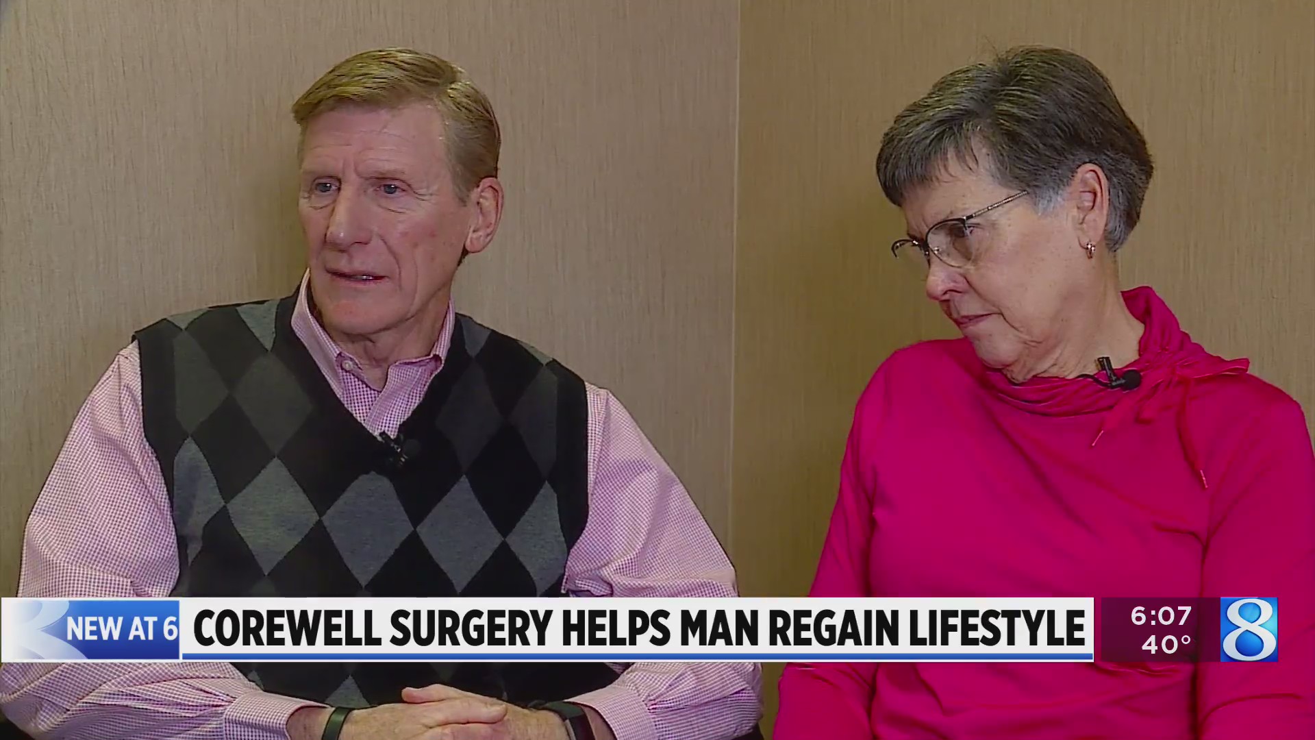 Corewell surgery helps man regain lifestyle – WOODTV.com