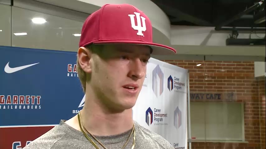Luke Holcomb full interview on signing with IU South Bend baseball ...