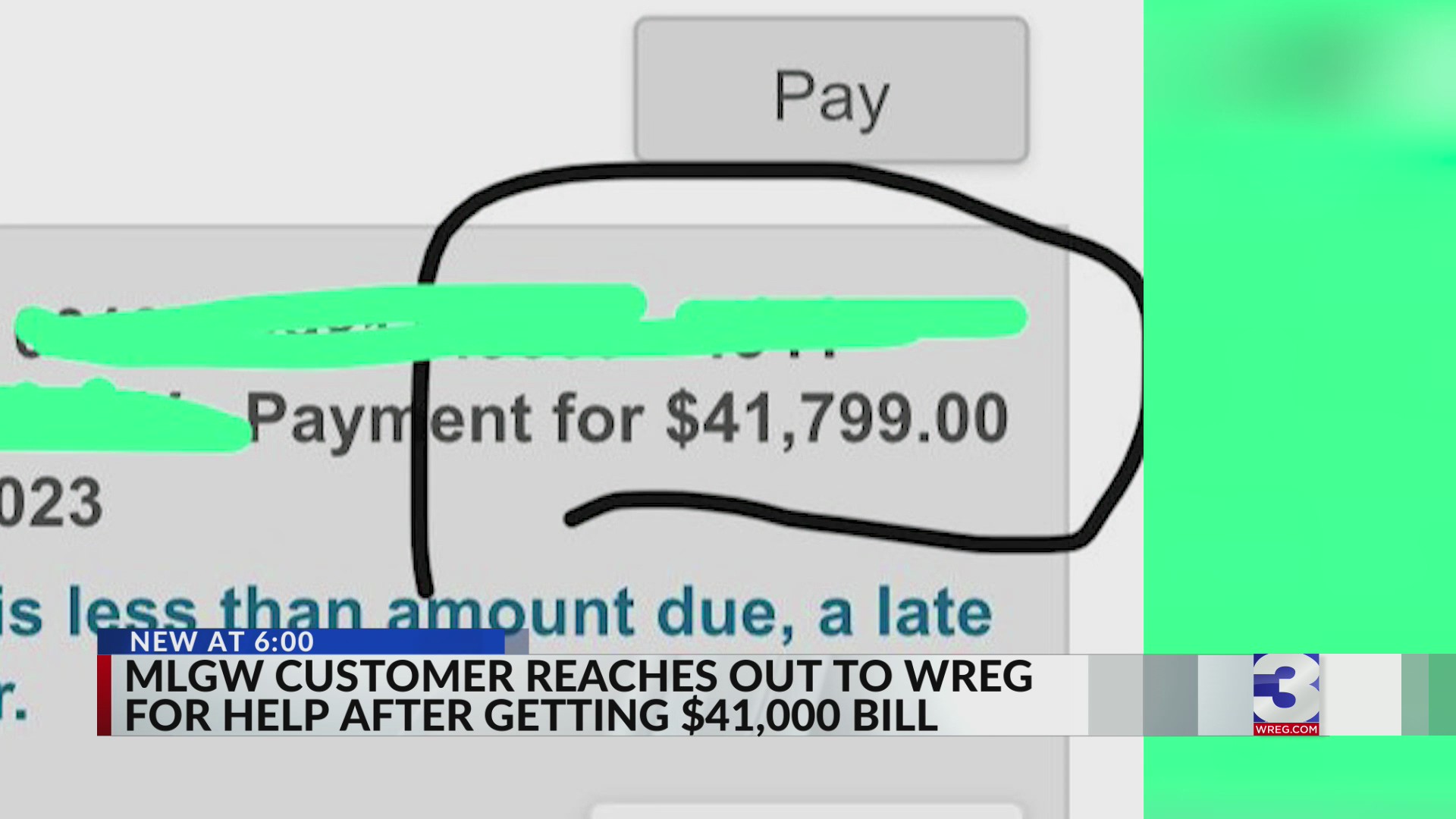 MLGW customer receives help after getting $41K bill – WREG.com