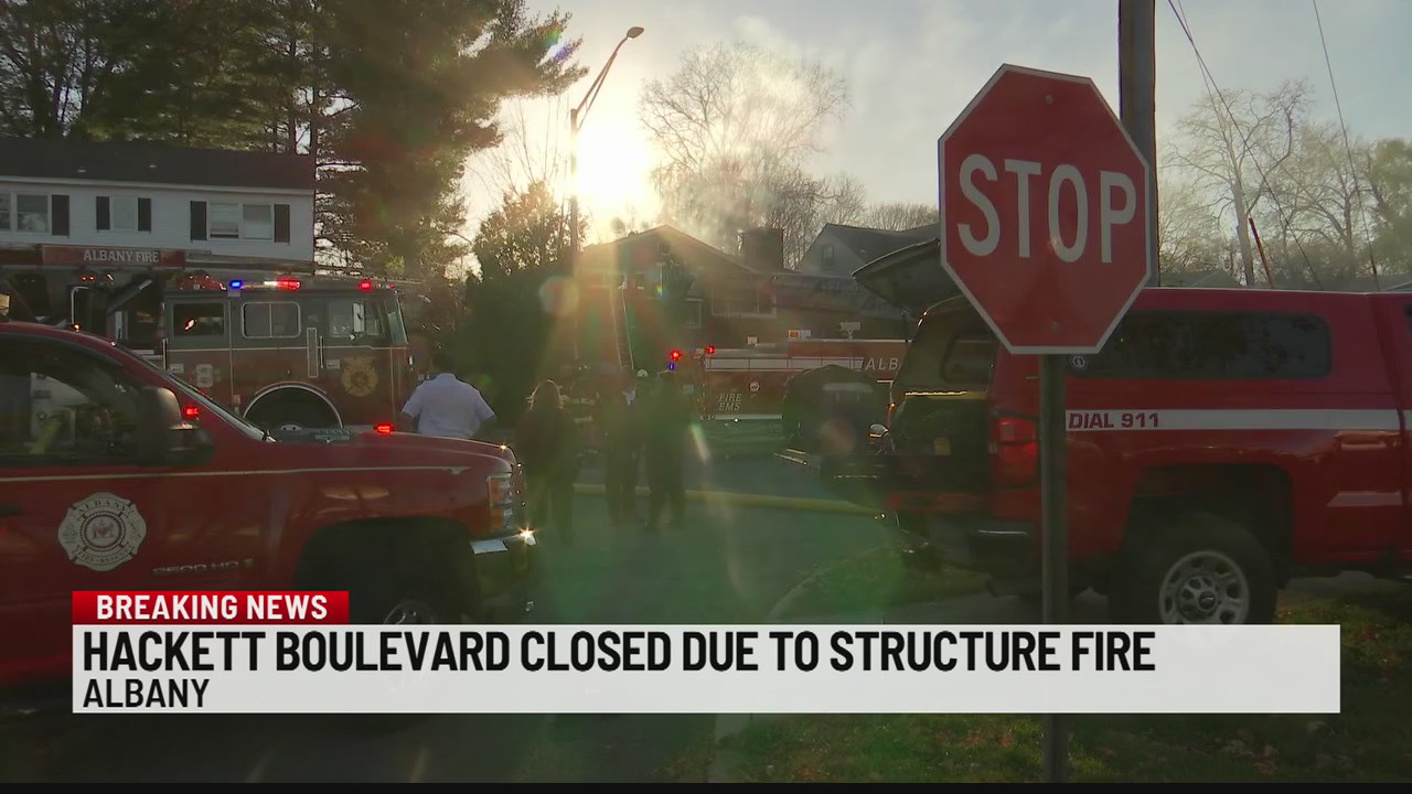Hackett Boulevard closed due to structure fire – NEWS10 ABC