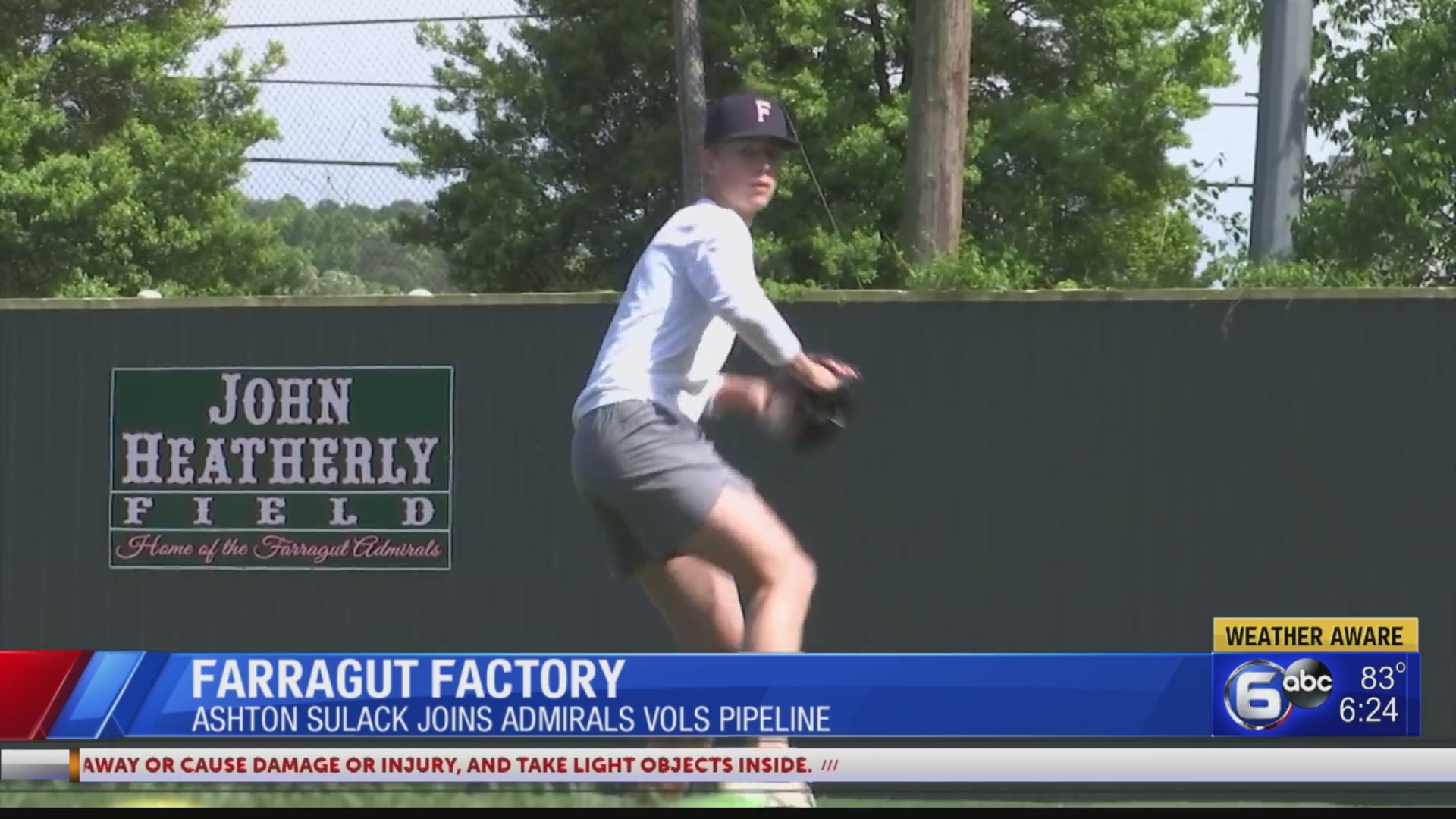 Farragut Factory: Ashton Sulack joins Admirals to Vols pipeline – WATE ...