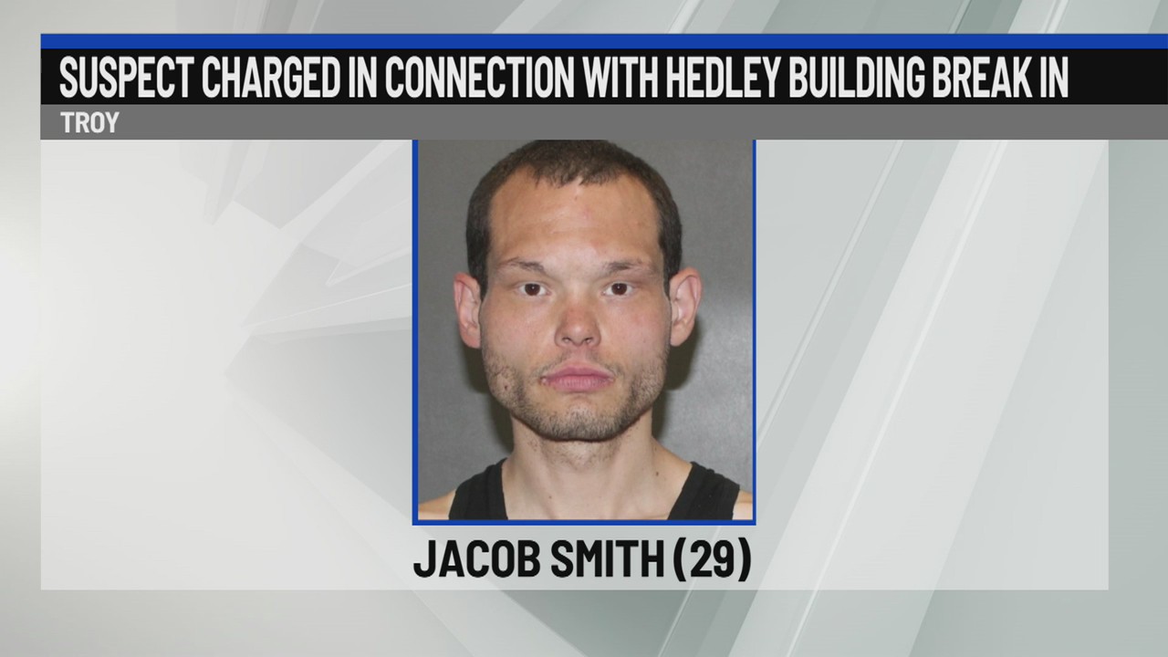 Suspect charged in connection with Hedley Building break-in – NEWS10 ABC